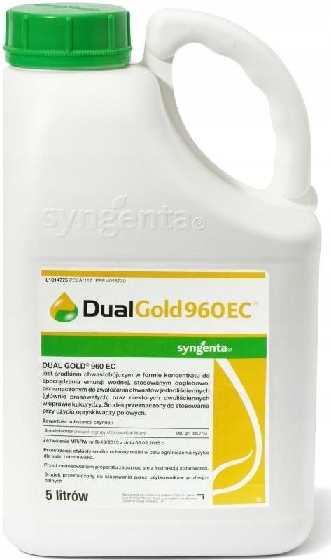 Dual Gold 960 Ec 5L Syngenta - Ceny i opinie - Ceneo.pl