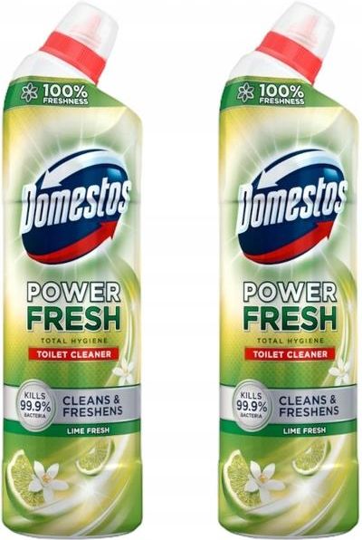 Domestos Power Fresh Żel do Toalety Lime 700ml x2 - Opinie i atrakcyjne ...
