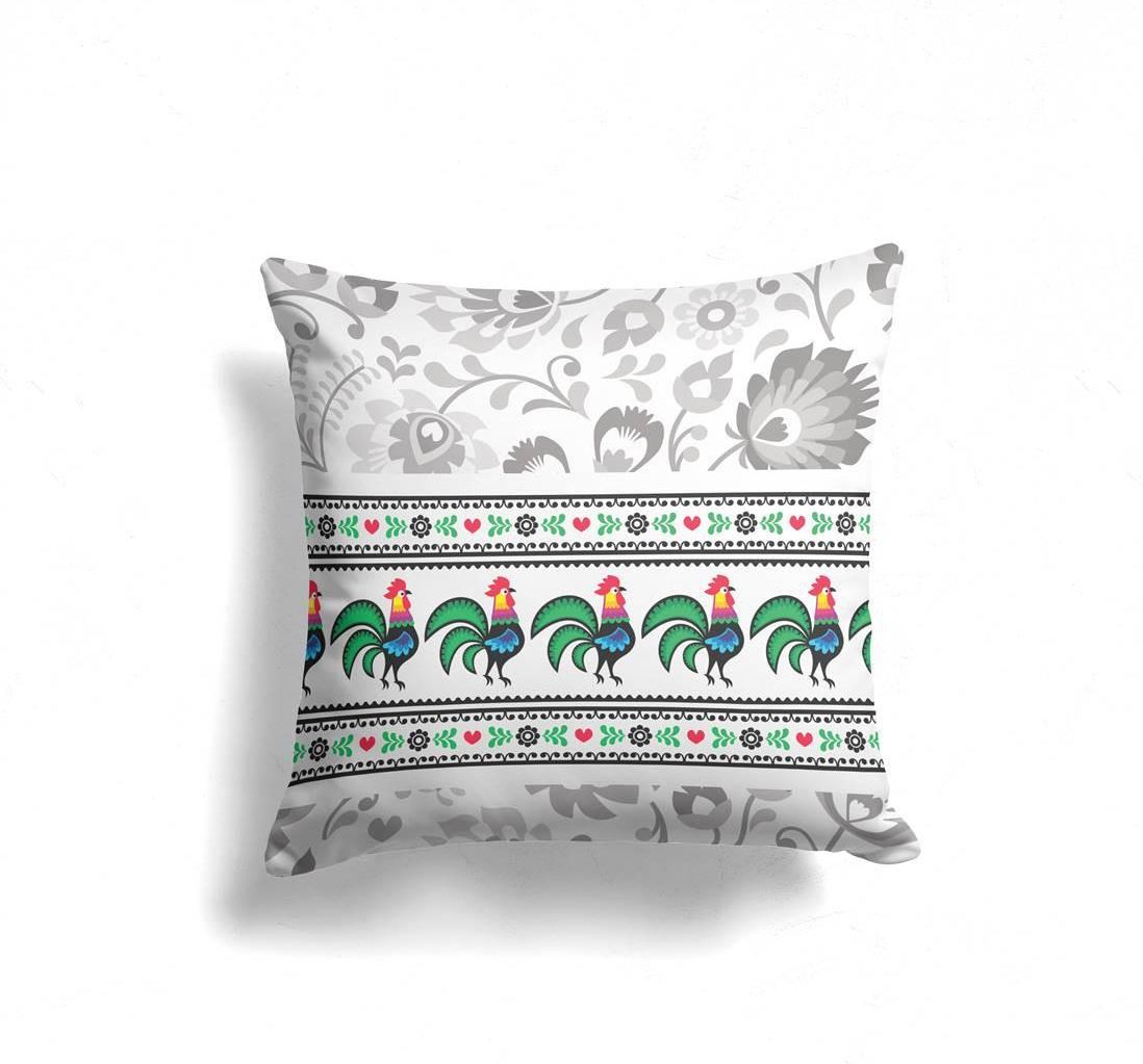 Art2Deco Poszewka Colourful Folk Roosters 40X40 - Opinie i atrakcyjne ...
