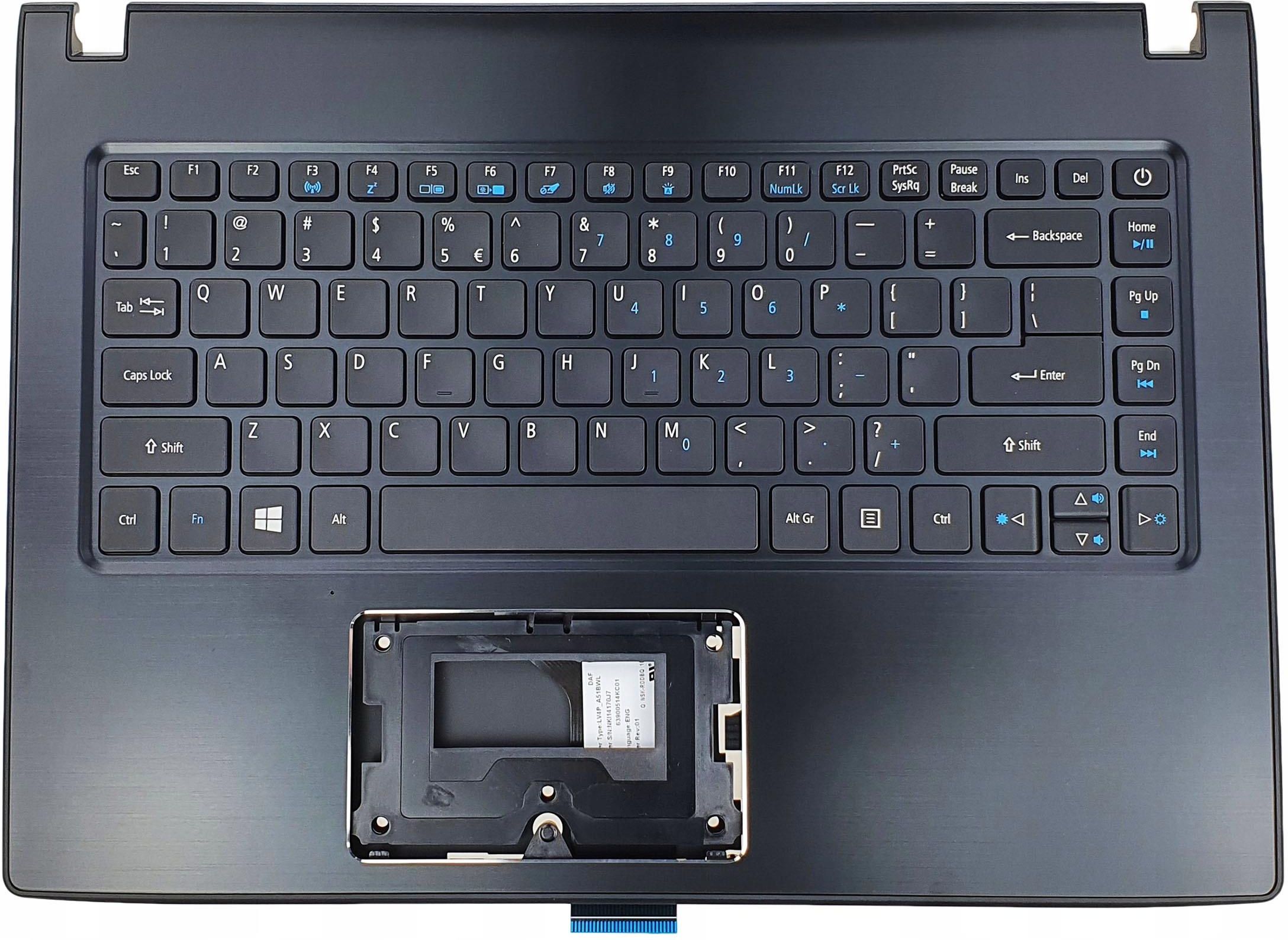 Podzespoły do laptopa ACER OBUDOWA KLAWIATURA TRAVELMATE P249-M POLSKA ...