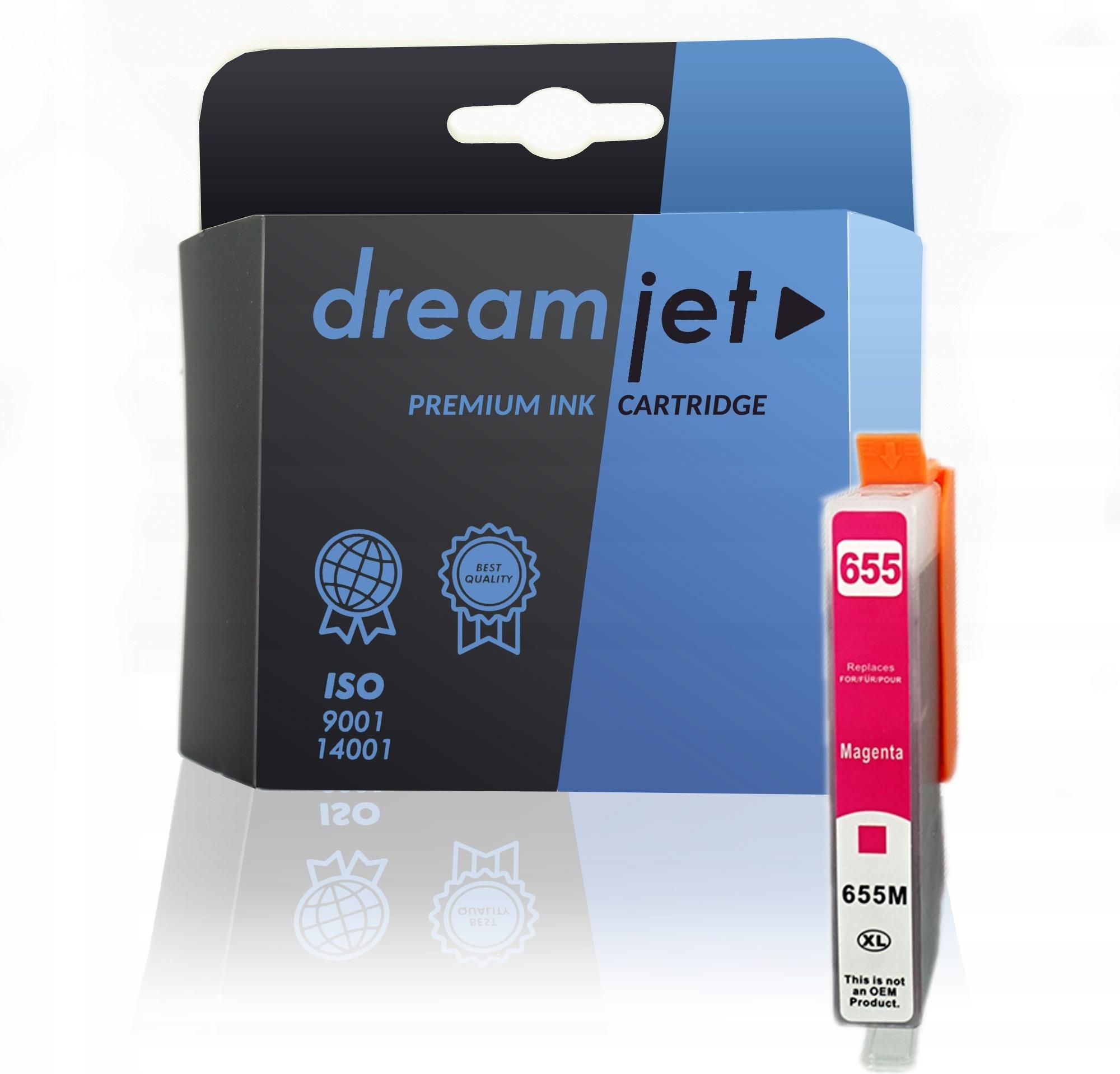 Tusz DREAMJET TUSZ CZERWONY DO HP 655 XL DESKJET INK ADVANTAGE do ...