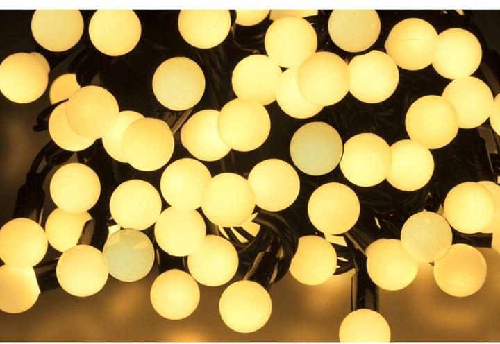 Lampki choinkowe KULKI 300 LED-20M. ciepłe+ czapka - Opinie i ...