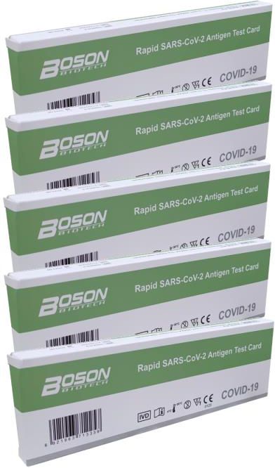 Boson Test Antygenowy COVID-19 - 5szt. (69219637122715) - Opinie i ceny ...