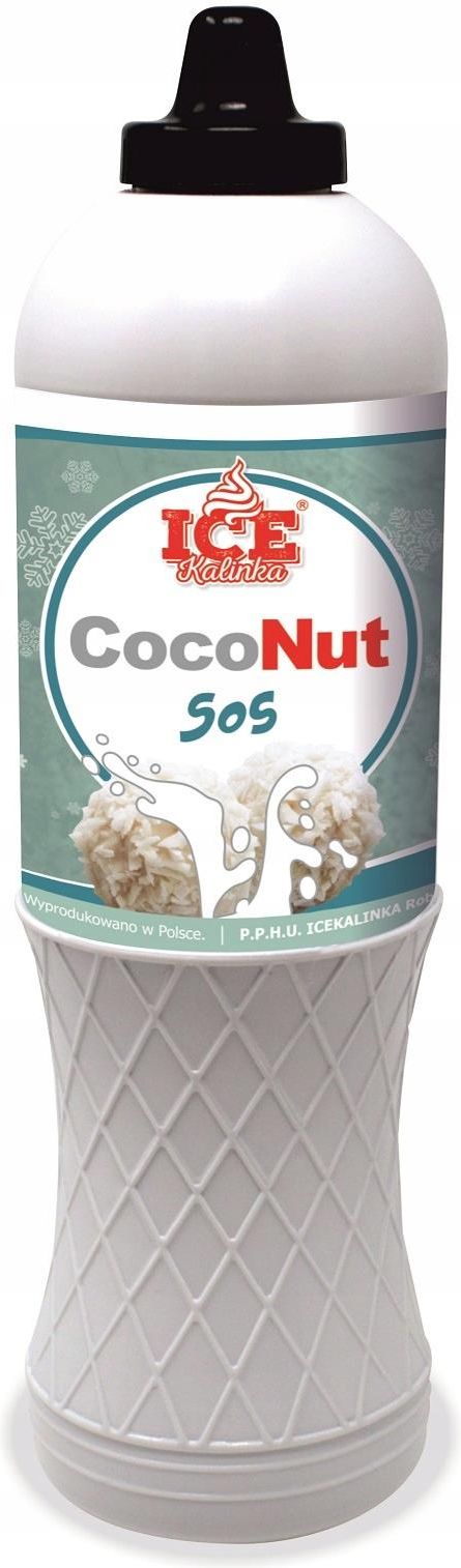 Sos Coconut polewa do lodów, gofrów, deserów 1kg (f5cdd20f) - Ceny i ...