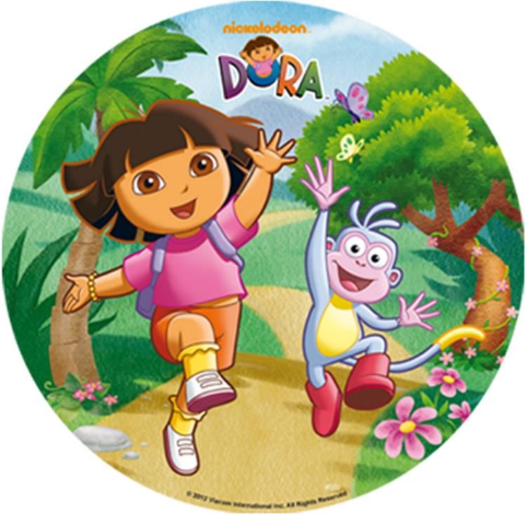 Id_1824 Opłatek Tortowy Dora Dory Rabuś Lis Tort (3cda81f9) - Ceny i ...