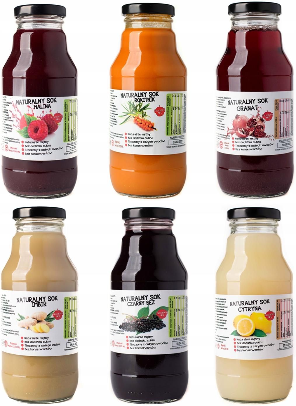 Soki Naturalne 100% Nfc tłoczone Zdrowe 6x330ml (5f9f8266) - Ceny i ...