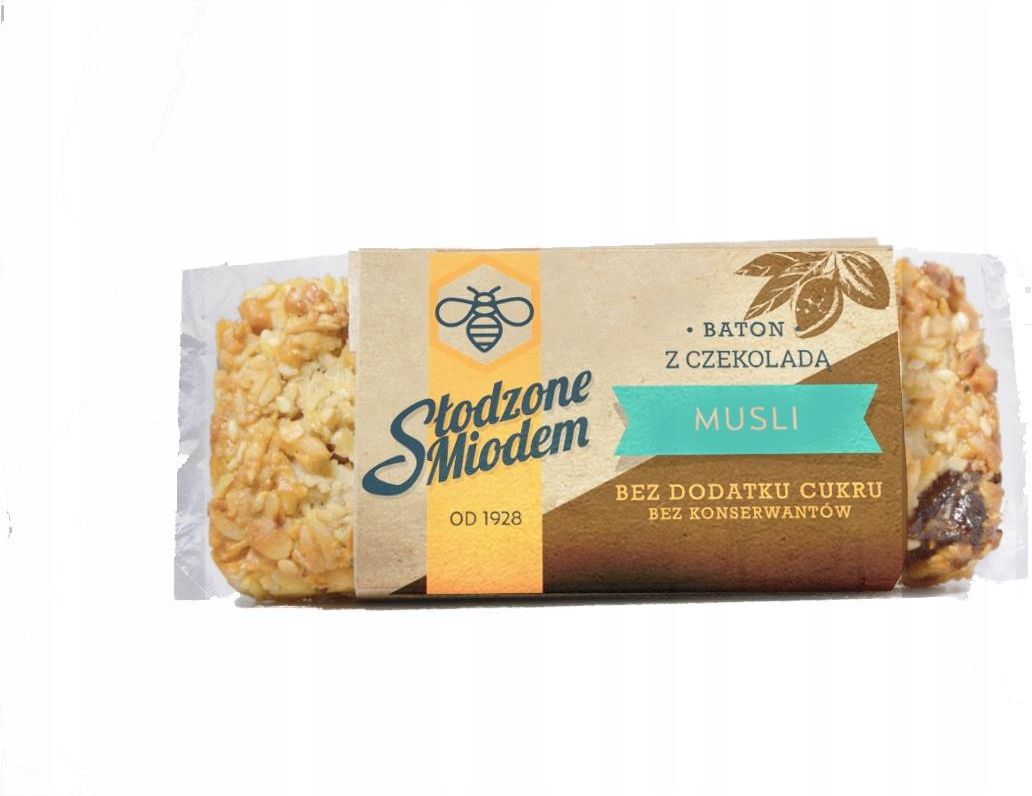 15x Słodzone Miodem Baton Musli Czekolada 60g (a7073d98) - Ceny i ...