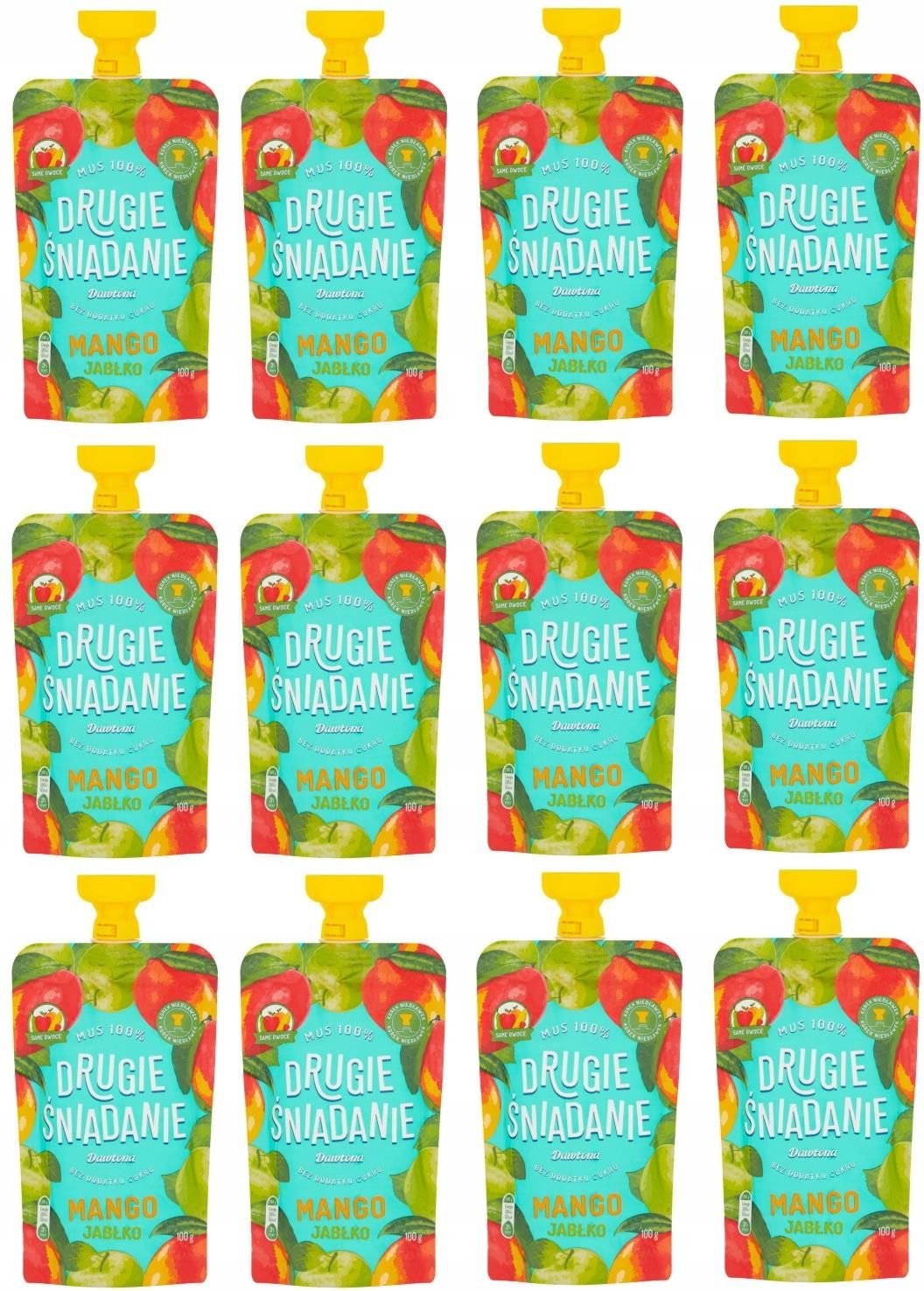 Mus Dawtona Drugie Śniadanie 12x100g mango-jabłko (22c6bd5e) - Ceny i ...
