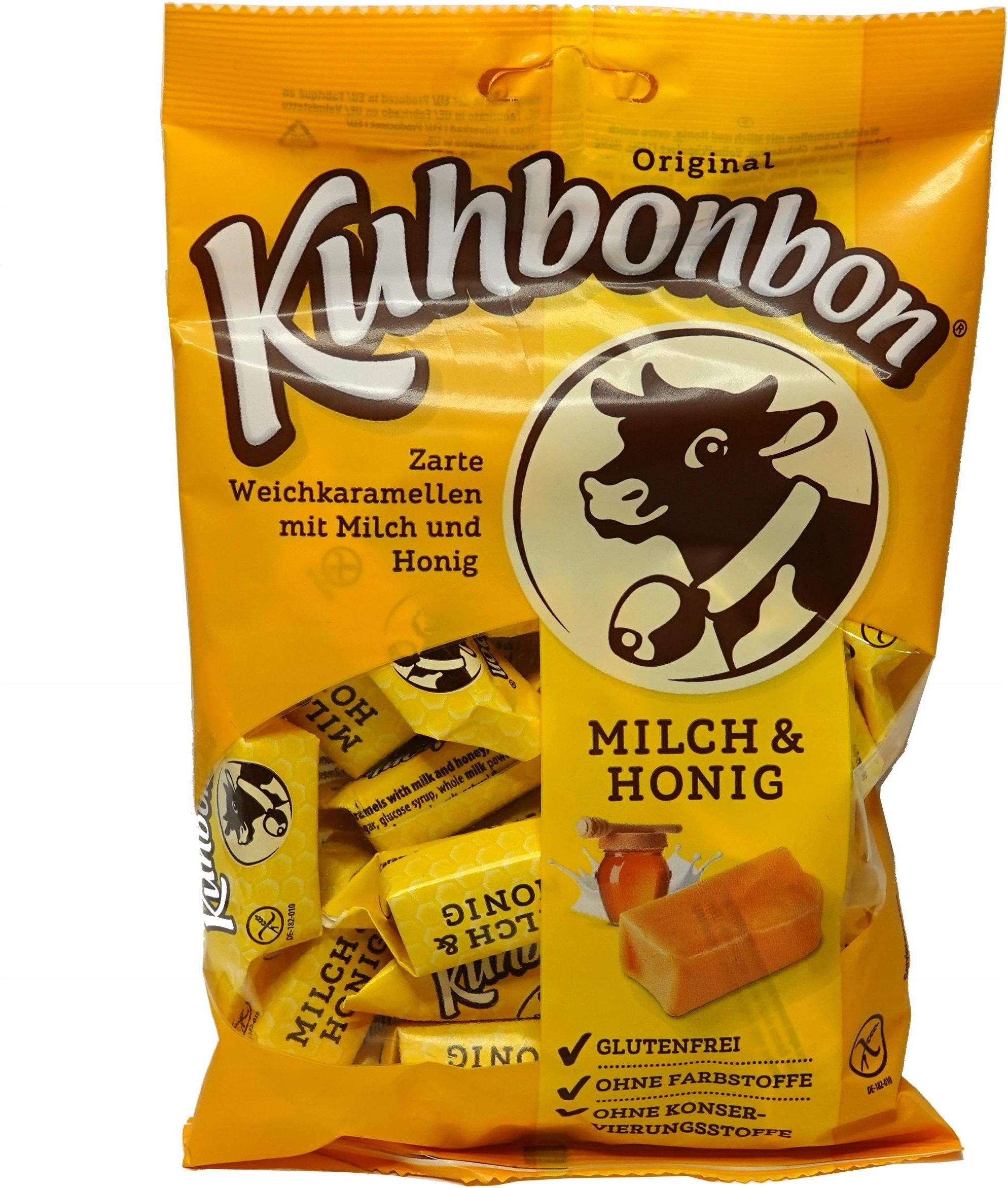 Krówki Kuhbonbon smak mleka z miodem bez glutenu (7c8601ef) - Ceny i ...