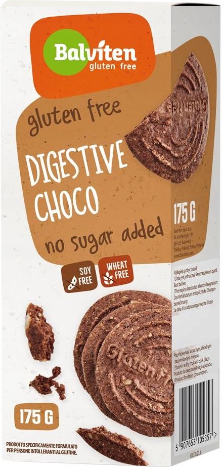 Choco herbatniki Digestive Bez Cukru Bez Glutenu (b4a1f3c5) - Ceny i ...