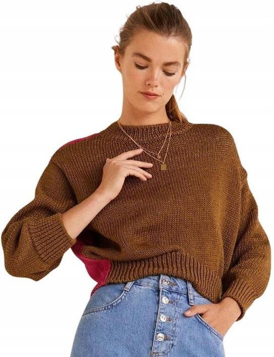 S71904 Mango__dds Sweter Splot Łączenie__m - Ceny i opinie - Ceneo.pl