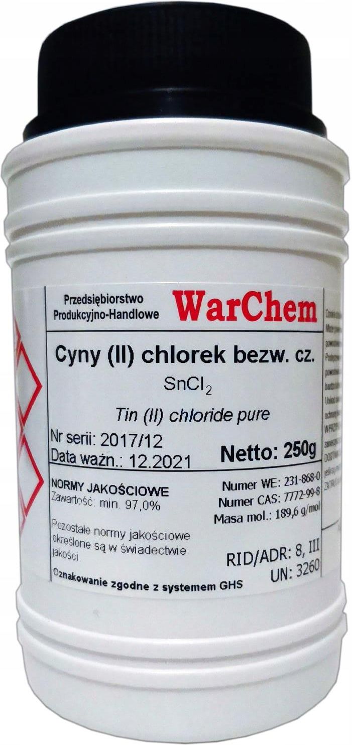 Warchem Chlorek Cyny (Ii) Bezwodny - Czysty 250G - ceny i opinie - Ceneo.pl