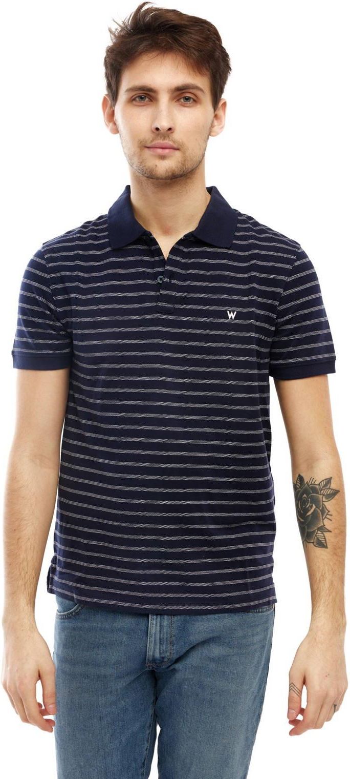 WRANGLER SS YD STRIPE POLO NAVY W7ALKD114 - Ceny i opinie - Ceneo.pl