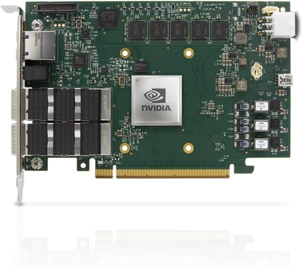 Nvidia BF2,2x100GbE,PCIe 4.0x16,2.5GHz16GB,1GbE OOB,FHHL ...