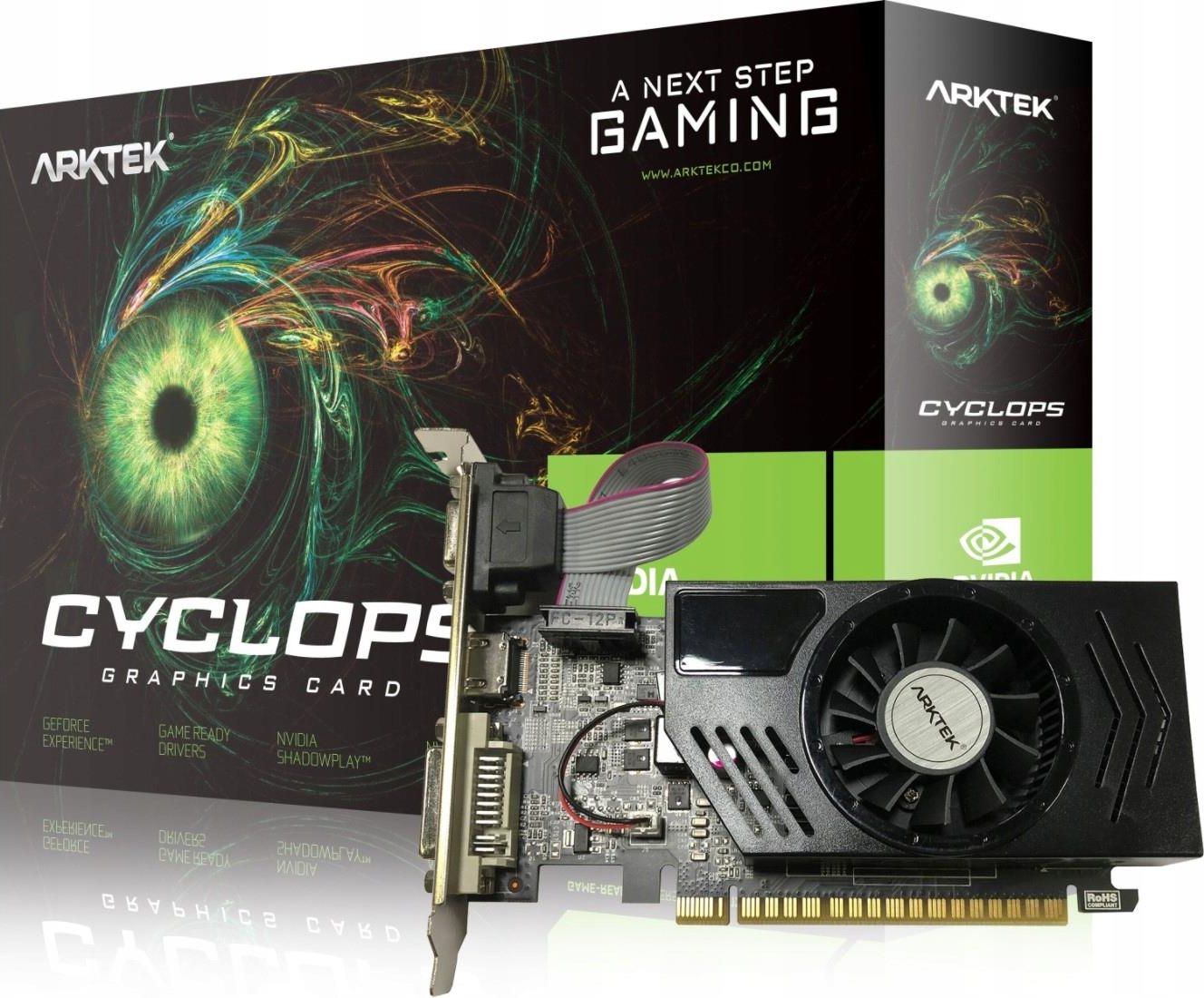 Arktek Geforce GT 730 1GB DDR3 (AKN730D3S1GL1) - Karta graficzna ...