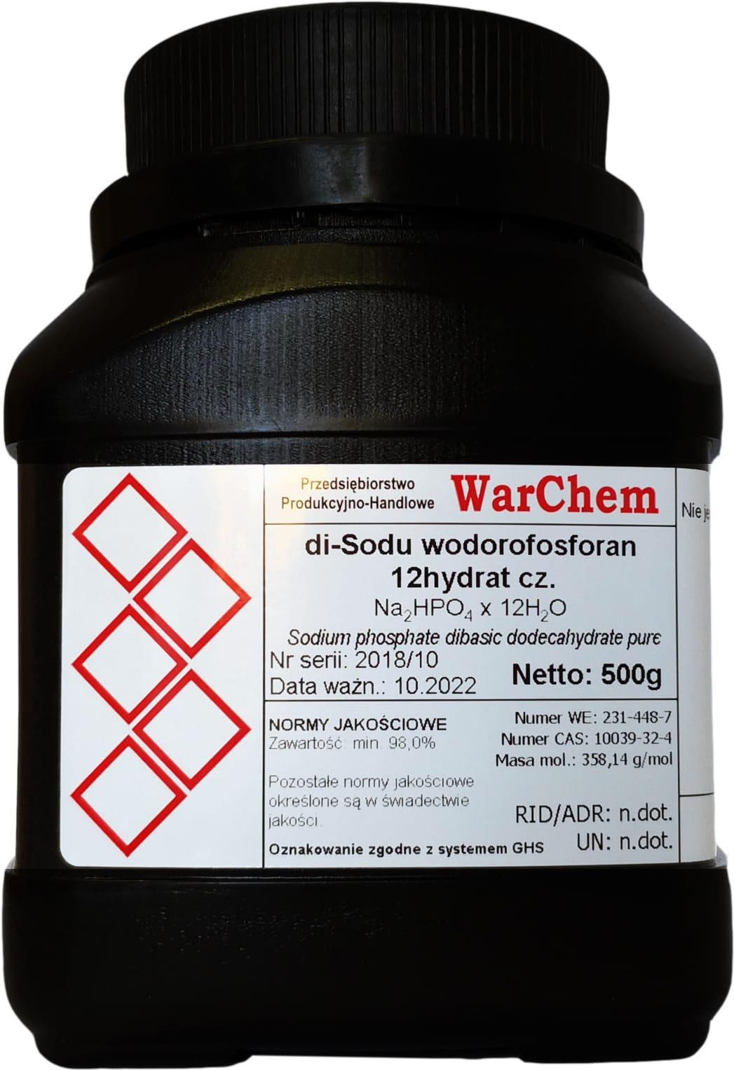 Fosforan Sodu Ii-zas. 12hydrat - 500g [55316] - ceny i opinie - Ceneo.pl