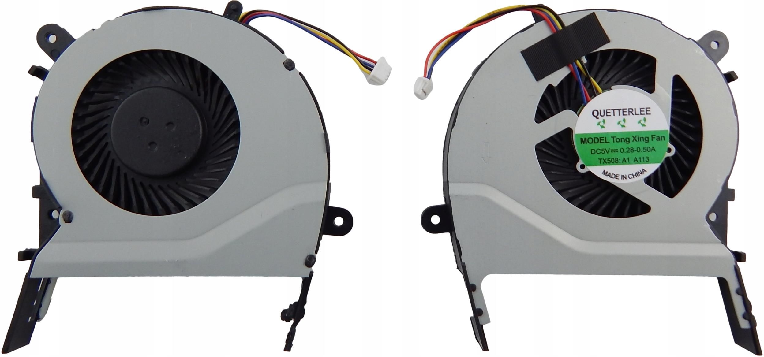 Podzespoły do laptopa TPRC ASUS R556 R556L X555L WENTYLATOR CHŁODZENIE ...