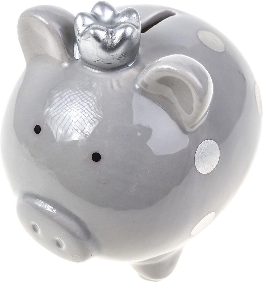 Pepco Skarbonka Ceramiczna 13,2x13cm Szary 32401102 - Opinie i ...