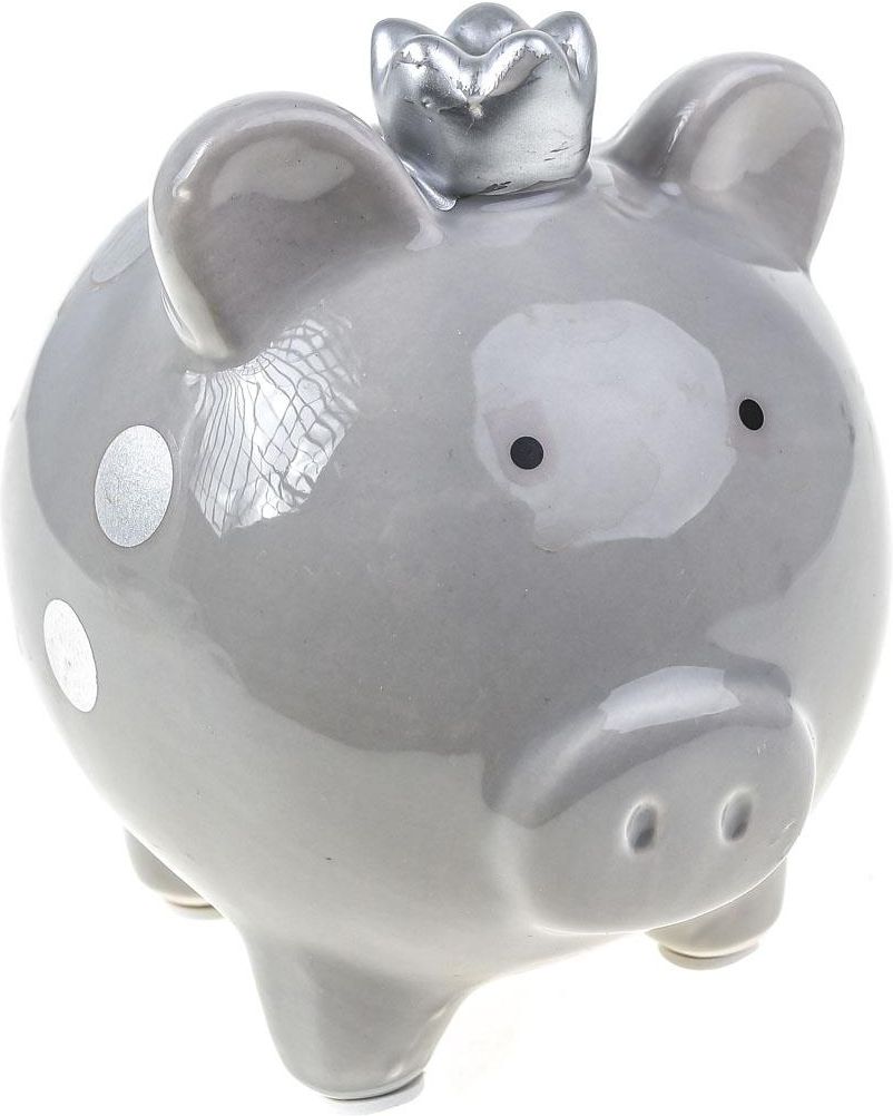 Pepco Skarbonka Ceramiczna 13,2x13cm Szary 32401102 - Opinie i ...