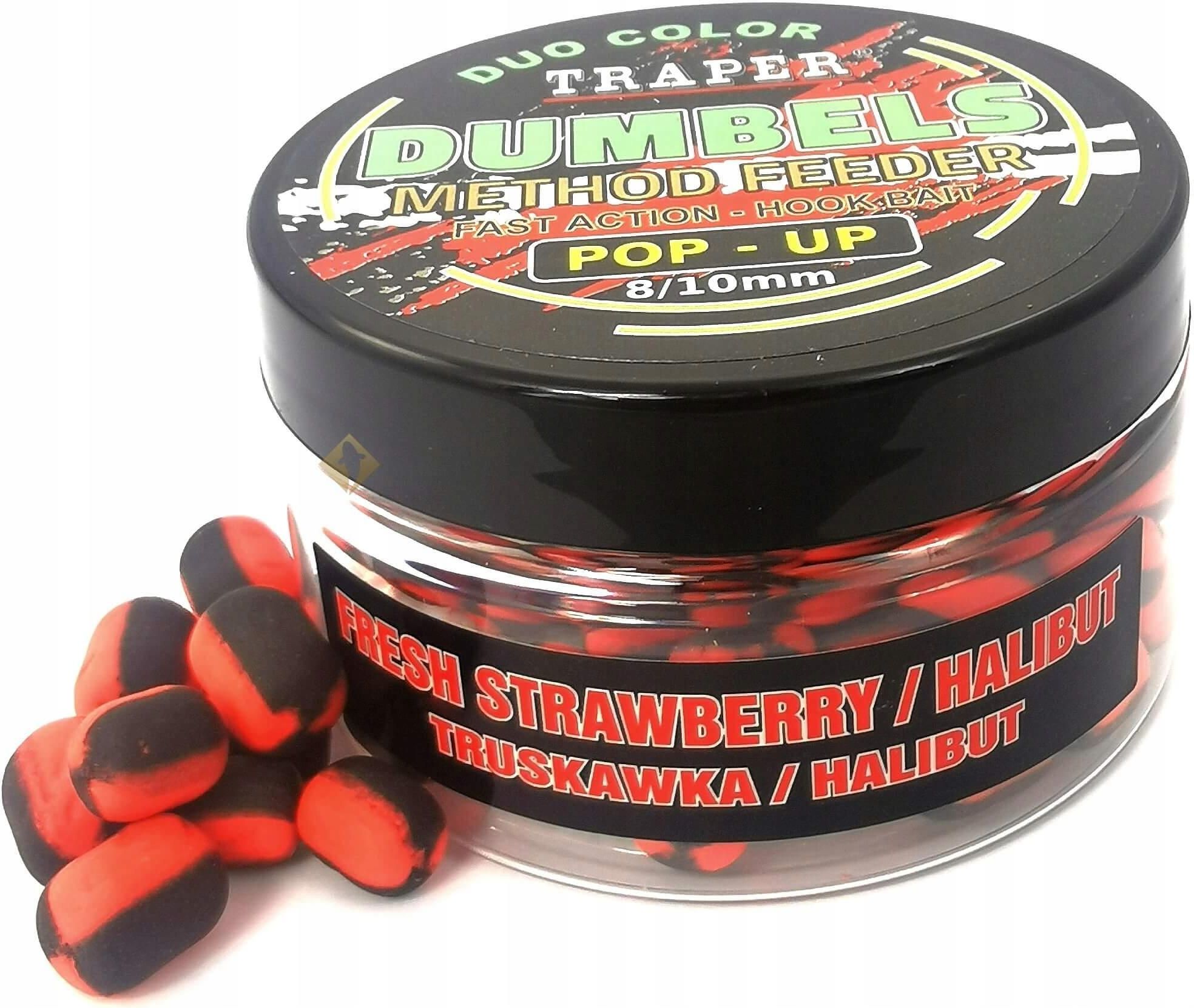 Traper Dumbels Pop-Up Duo Truskawka / Halibut 04459 - Ceny i opinie - Ceneo.pl