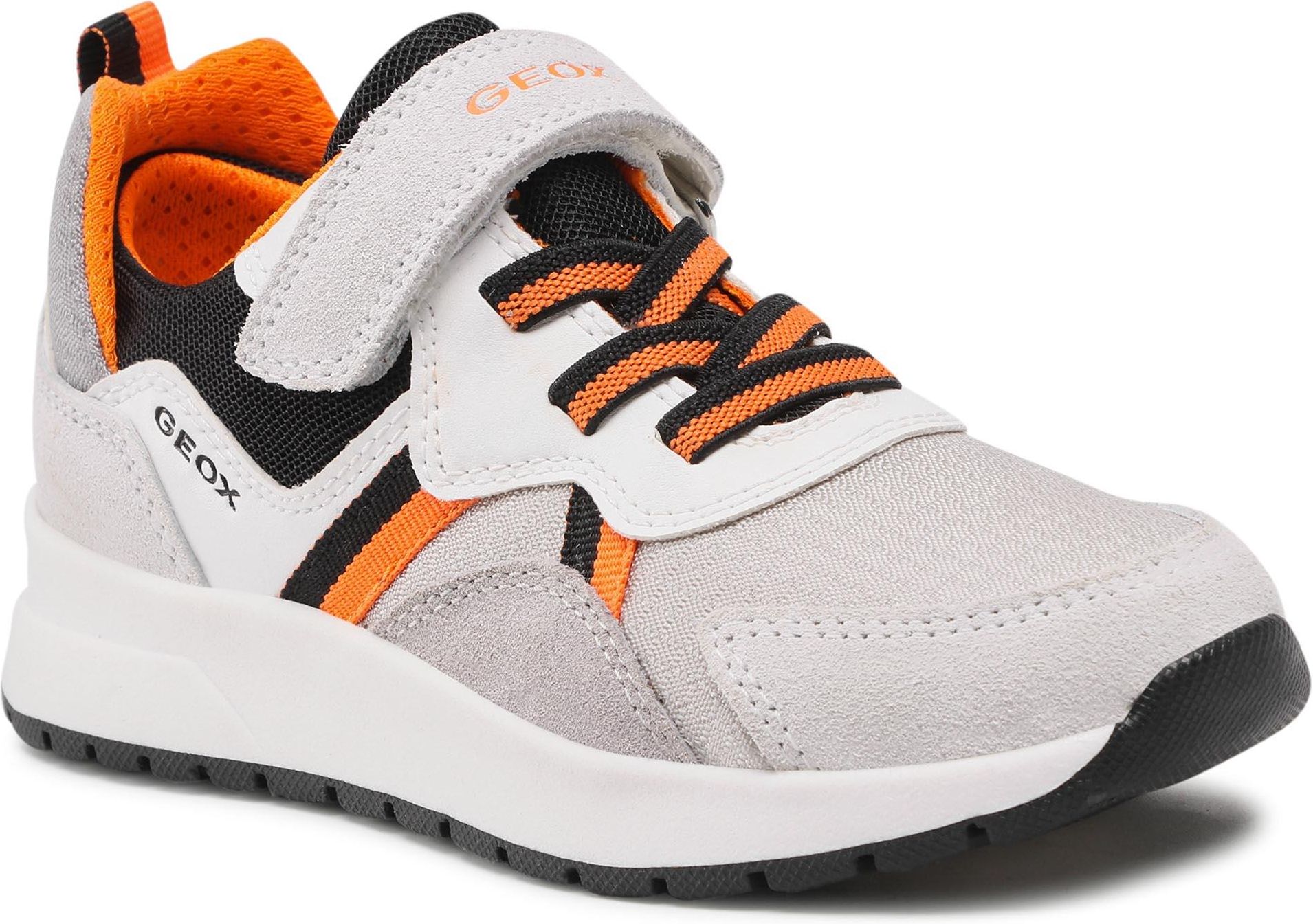 Sneakersy GEOX - J Briezee B. A J25GMA 01122 C0422 S White/Orange - Ceny i opinie - Ceneo.pl