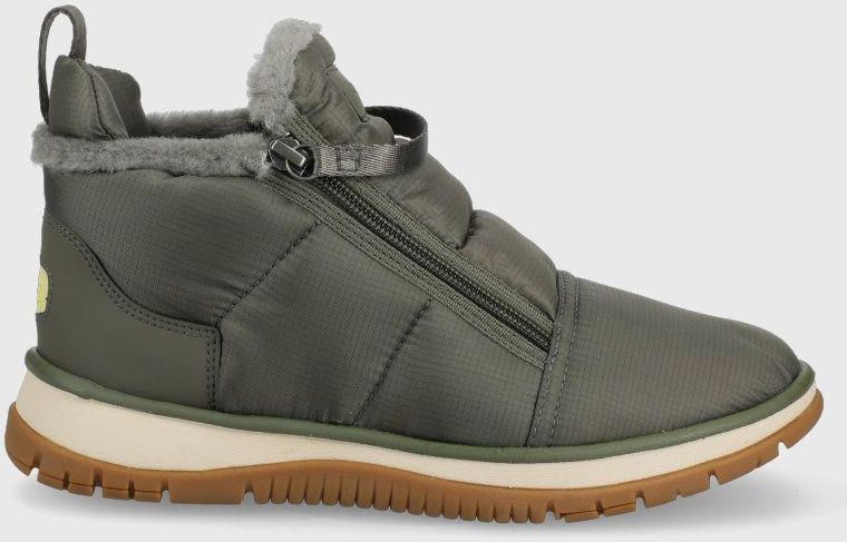 UGG śniegowce Lakesider Zip Puff kolor zielony - Ceny i opinie - Ceneo.pl
