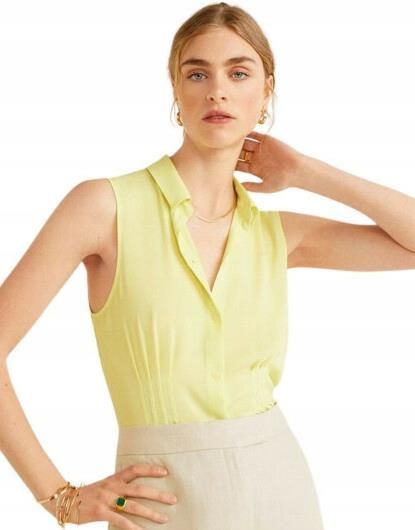 S72105 Mango__dds Koszula Bez Rękawów__xs - Ceny i opinie - Ceneo.pl