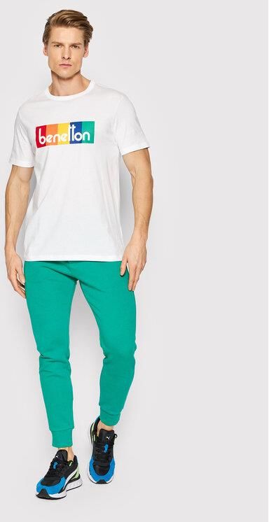 United Colors Of Benetton T-Shirt 3I1XU100A Biały Regular Fit - Ceny i ...