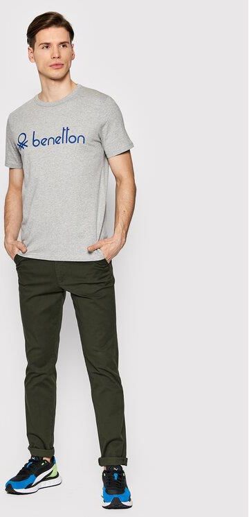 United Colors Of Benetton T-Shirt 3I1XU100A Szary Regular Fit - Ceny i ...