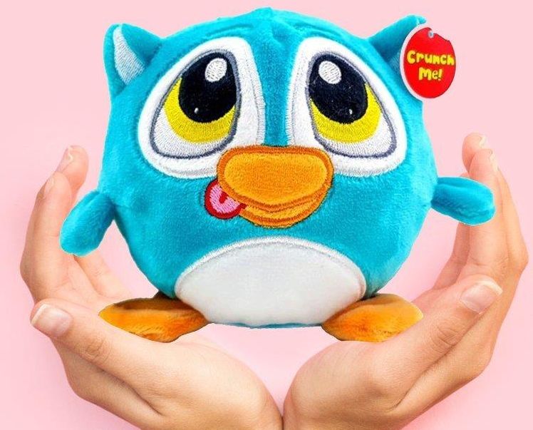Crunchimals Miękka Maskotka Do Zgniatania Sowa 23Cm - Ceny i opinie ...