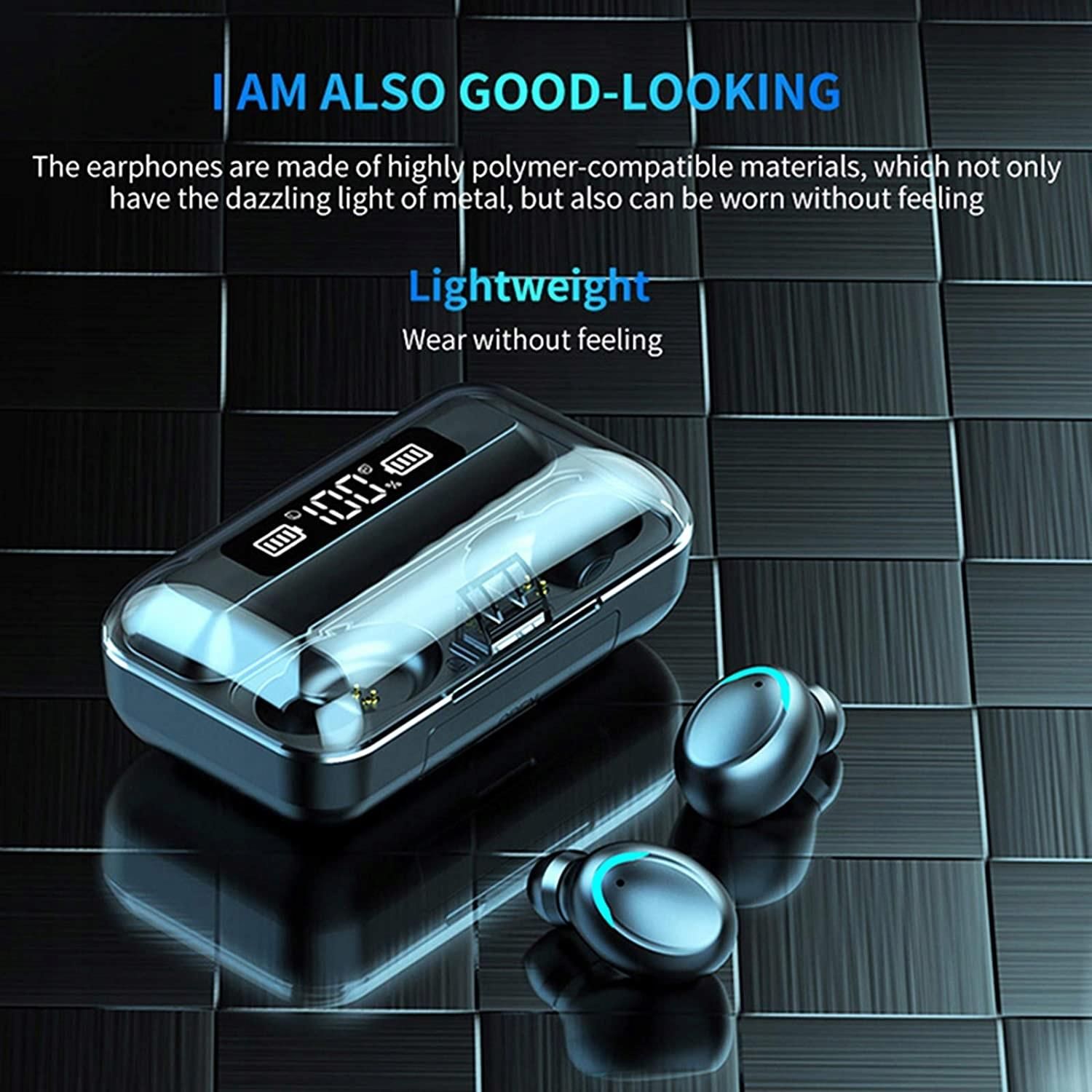 Słuchawki Tws Słuchawki bezprzewodowe BTH-F9-5 czarne (BTHF95) - Opinie i ceny na Ceneo.pl