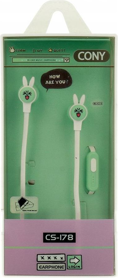 Słuchawki Casni CS-178 Zielone - Opinie i ceny na Ceneo.pl