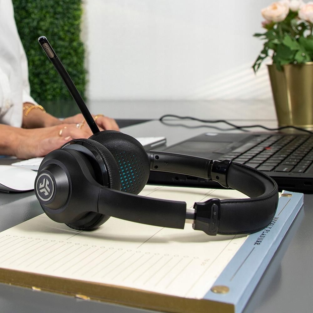 Słuchawki Jlab Audio Go Work Wireless Headset (IEUHBGOWORKRBLK4 ...