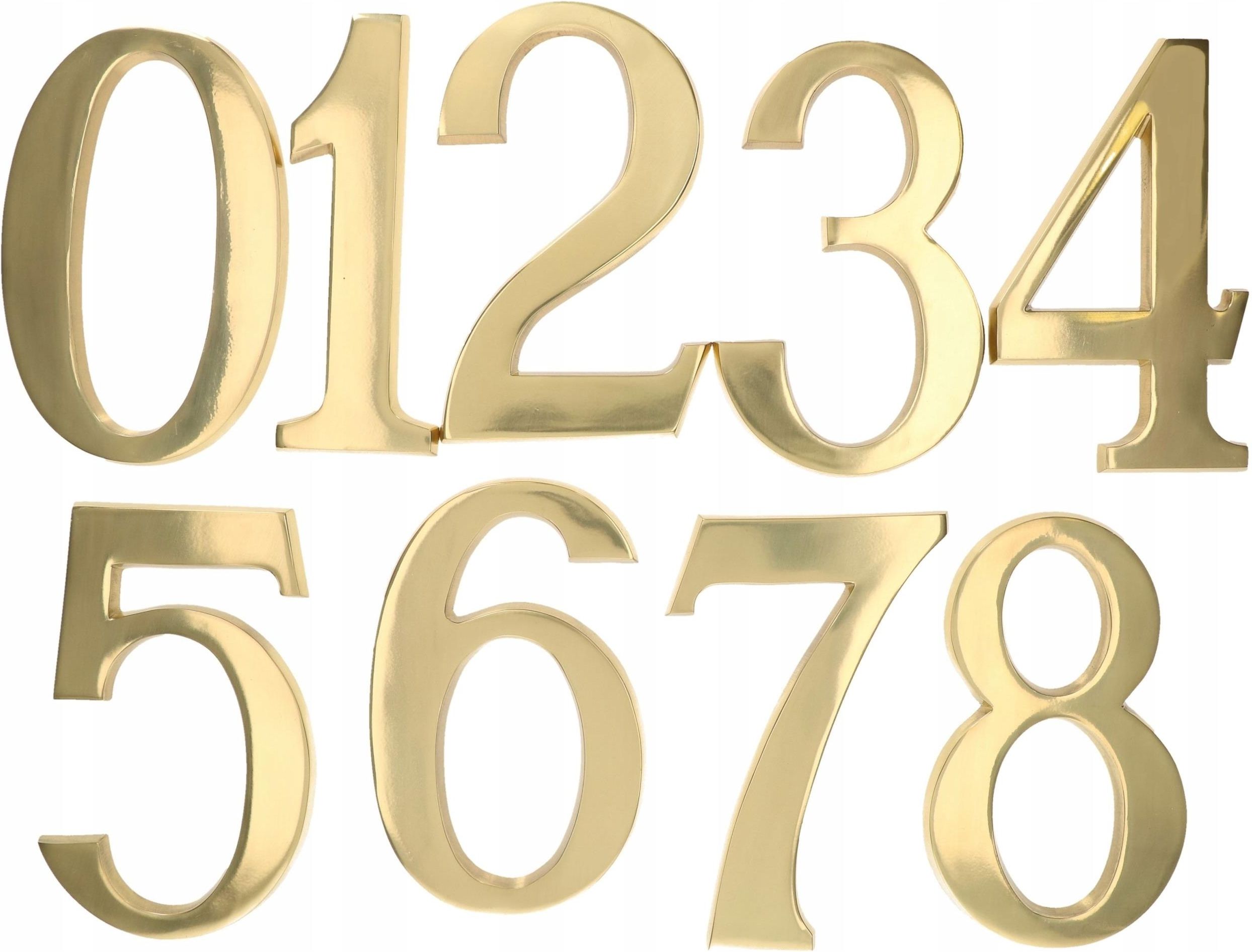 Kotarbau Cyfra Mosiężna Numer Na Dom 20Cm Oznaczenie Domów (E194 ...