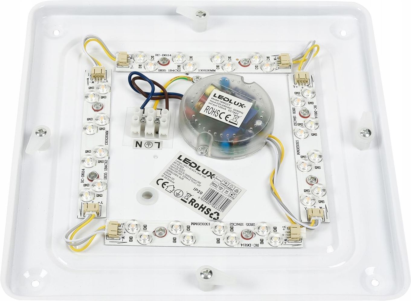 Ledlux Plafon Led Lampa Sufitowa Panel Led 24W Cct +pilot (LX912 ...