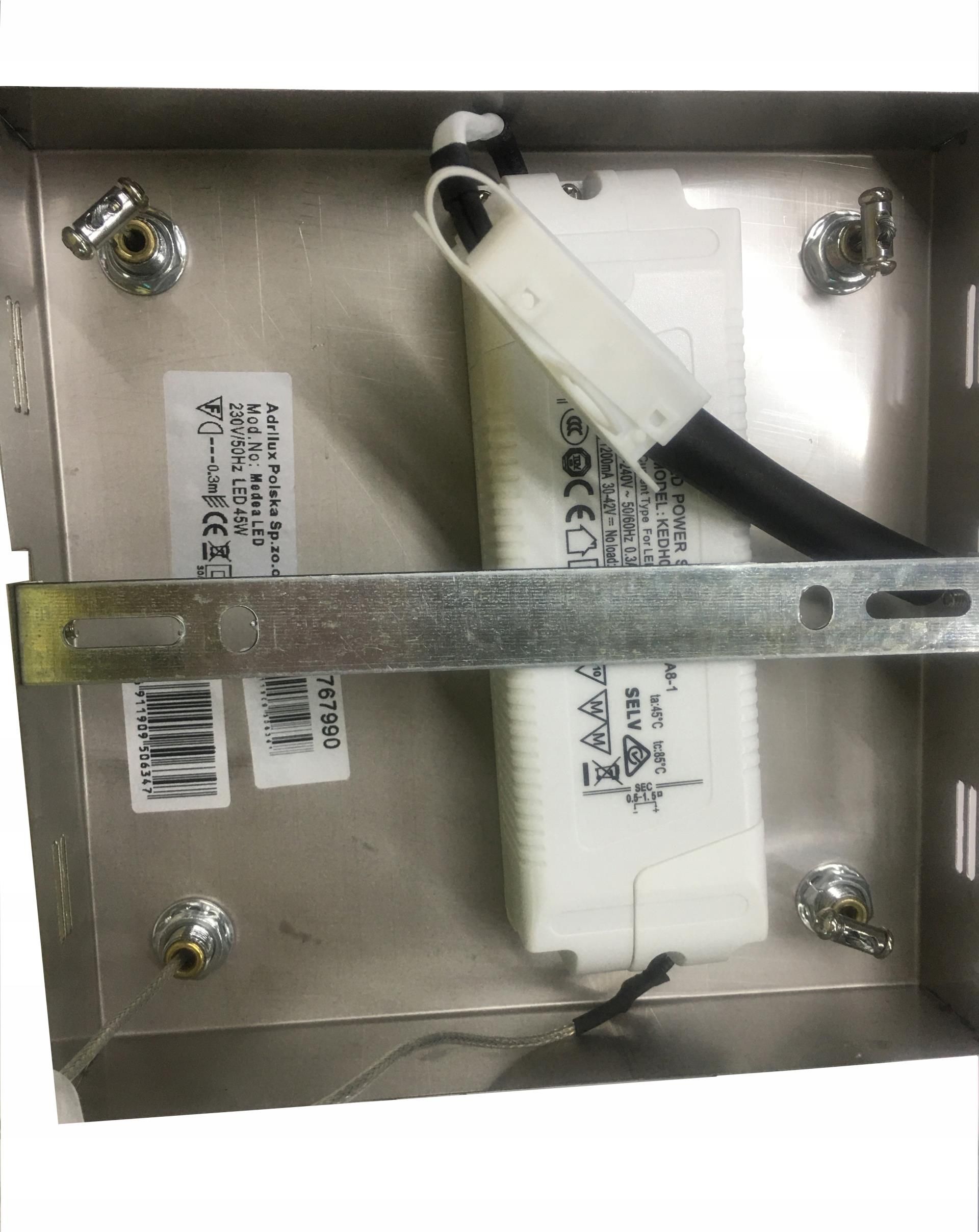 Adrilux Lampa Wisząca Medea Led Sufitowa Oprawa Chrom Loft (AS30W83 ...