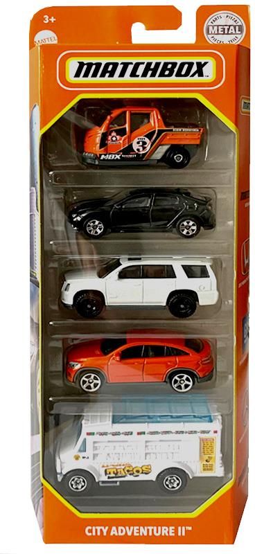 Mattel Matchbox Pięciopak City Adventure II GKJ07 - Ceny i opinie ...