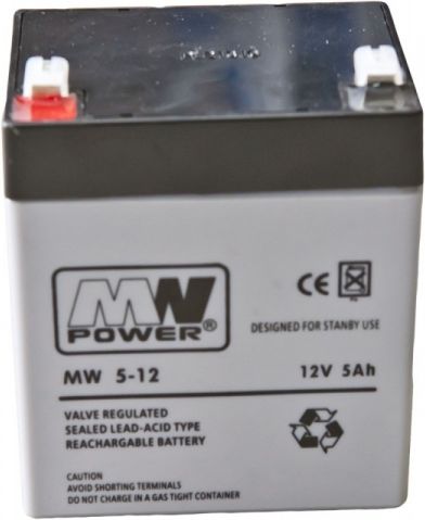 MW Power Akumulator AGM MW 5-12 12V 5 Ah (MW 5-12) - Opinie i ceny na Ceneo.pl