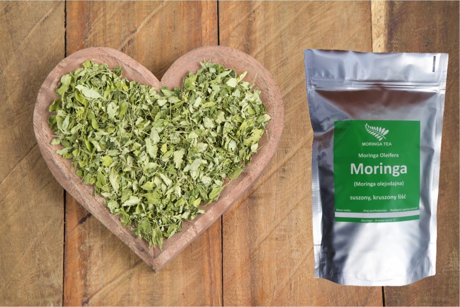 Moringa Liść Olejodajna herbata 250g - Opinie i ceny na Ceneo.pl