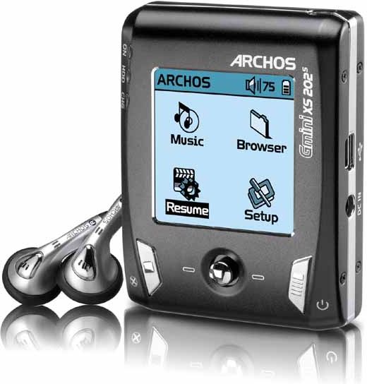 Odtwarzacz mp3 Archos Gmini XS 202 20GB - Opinie i ceny na Ceneo.pl