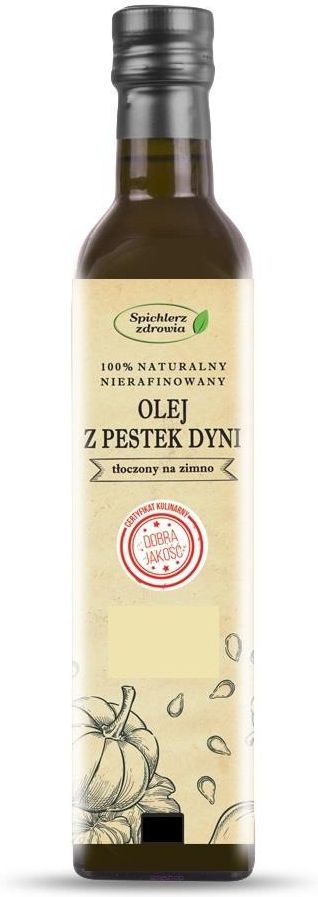 Spichlerz Zdrowia PRAWDZIWY OLEJ Z PESTEK DYNI TŁOCZONY NA ZIMNO 1l - Ceny i opinie - Ceneo.pl