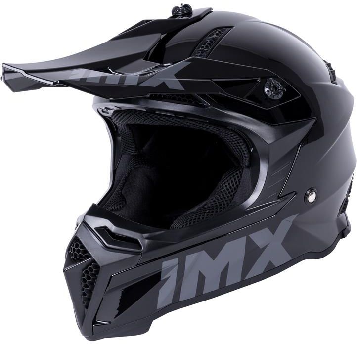 Kask motocyklowy Imx FMX-02 BLACK GLOSS KASK CROSS ATV OFF-ROAD ...