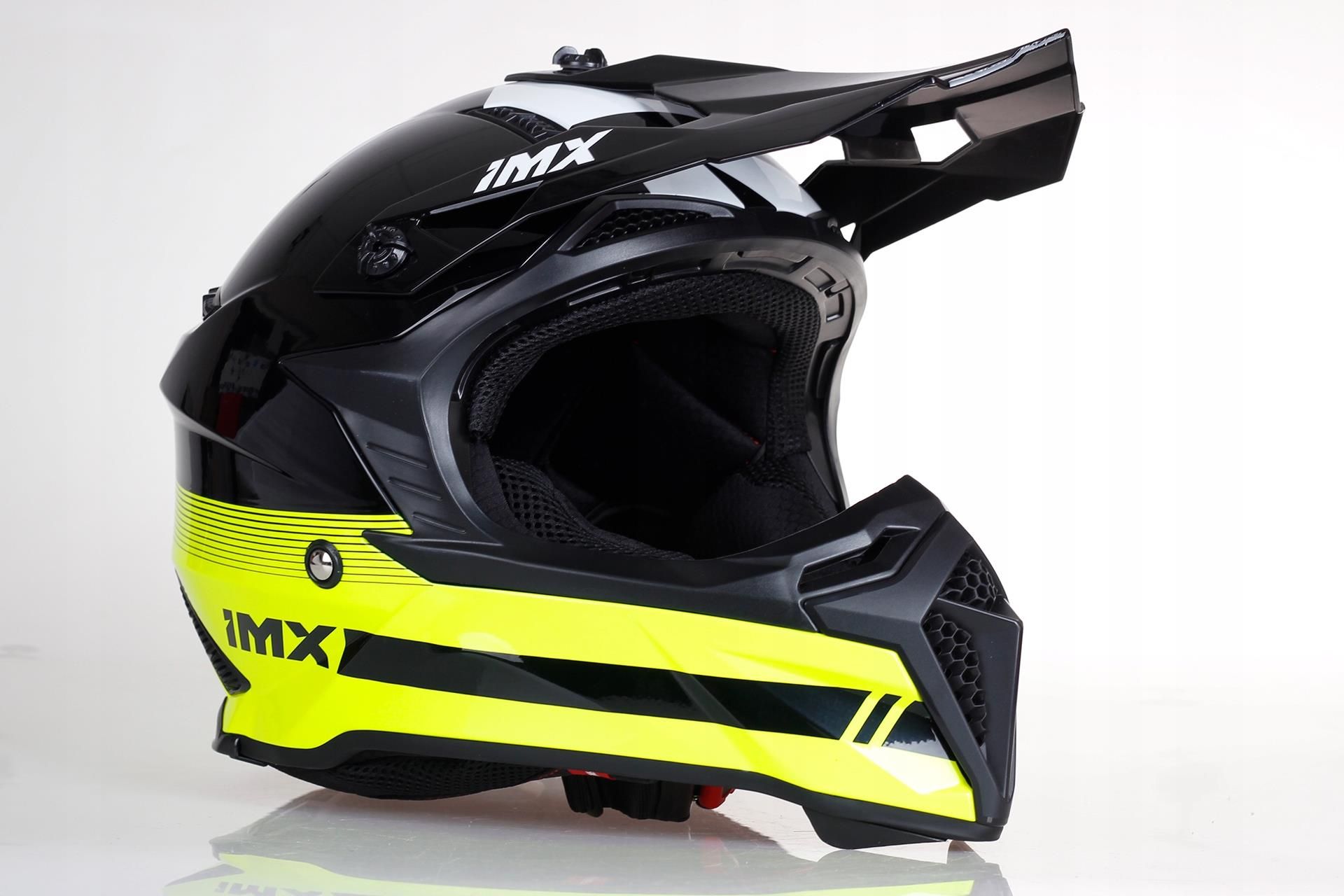Kask motocyklowy Imx Fmx-02 Black Yellow Cross Atv Off-Road - Opinie i ...