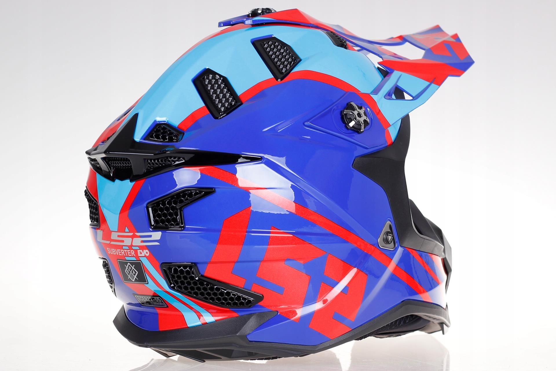 Kask motocyklowy Ls2 Mx700 Subverter Evo Gammax Blue Cross Atv - Opinie ...