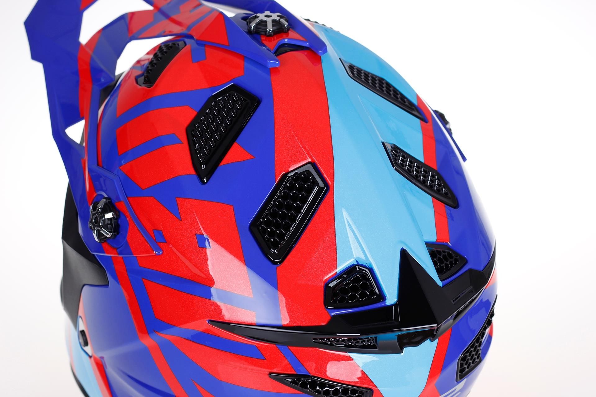 Kask motocyklowy Ls2 Mx700 Subverter Evo Gammax Blue Cross Atv - Opinie ...