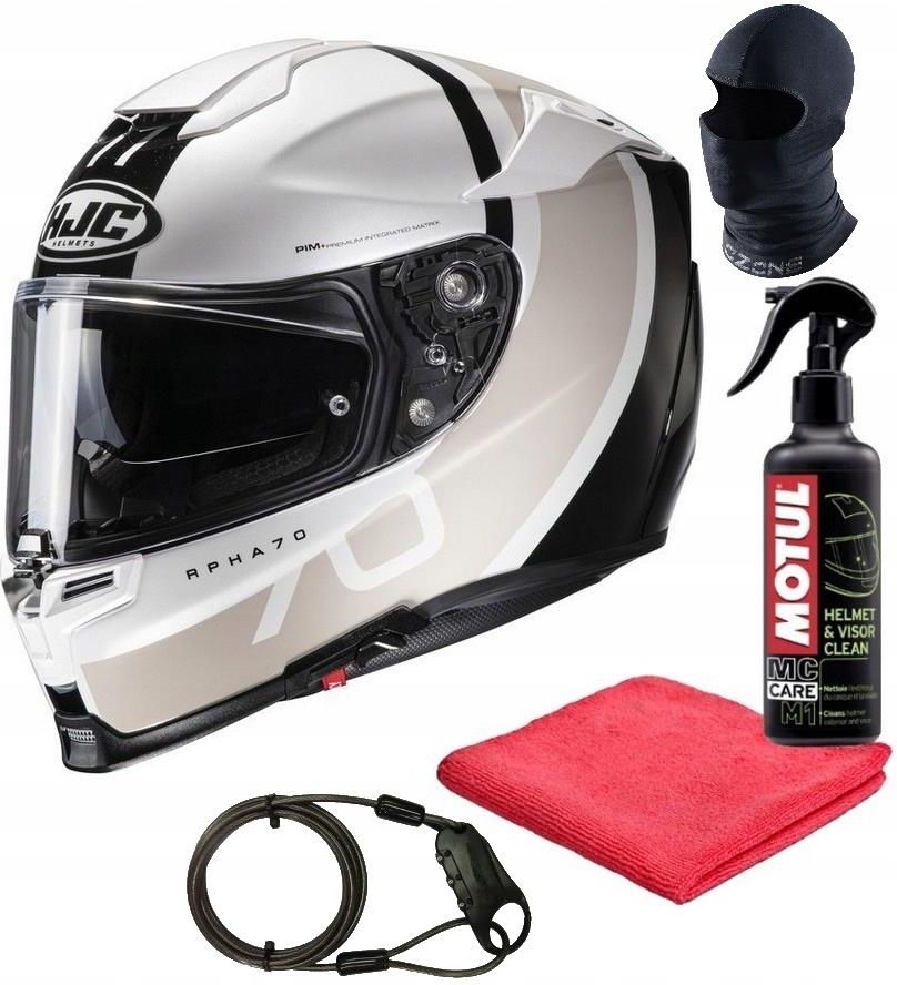 Kask motocyklowy Hjc Rpha 70 Paika We/Black - Opinie i ceny na Ceneo.pl