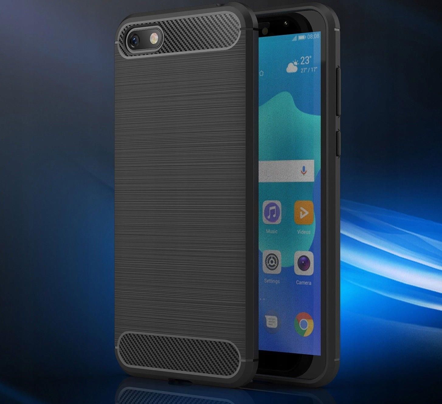 Huawei Y5 2018 , Etui Case Carbon + Szkło 9H - Etui na telefon, ceny i ...