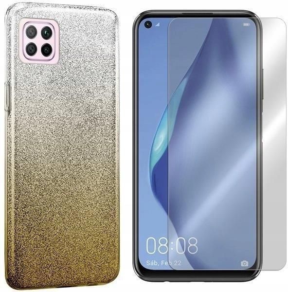 Etui Do Huawei P40 Lite Pokrowiec Bling + Szkło 9H - Etui na telefon ...