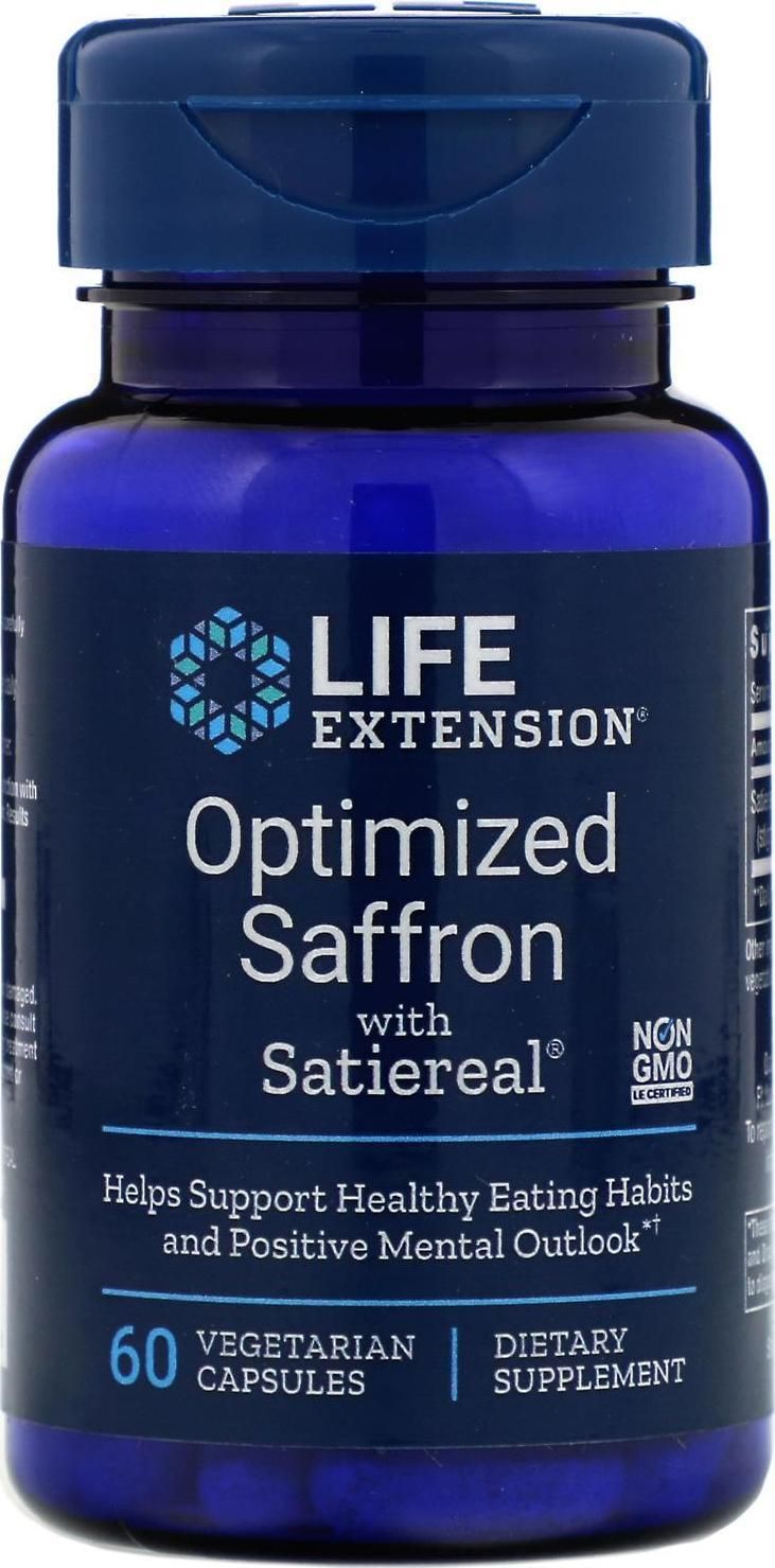 Life Extension Szafran Optimized Saffron with Satiereal 60kaps ...