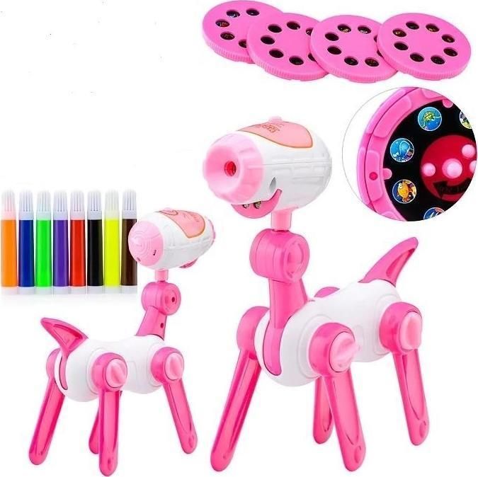 Miletoys Projektor Piesek Do Rysowania Rzutnik Różowy - Ceny i opinie ...